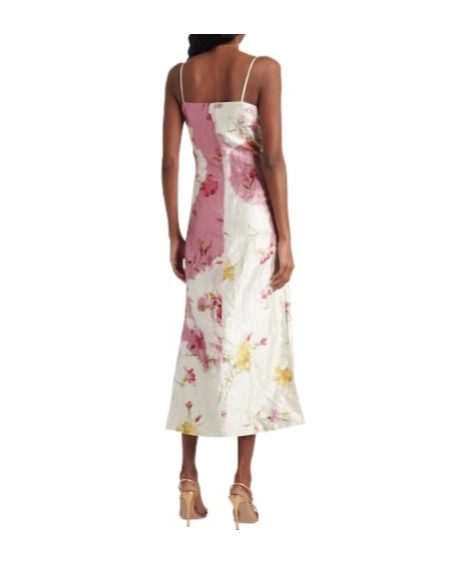 Erdem Floral Gathered Midi Dress