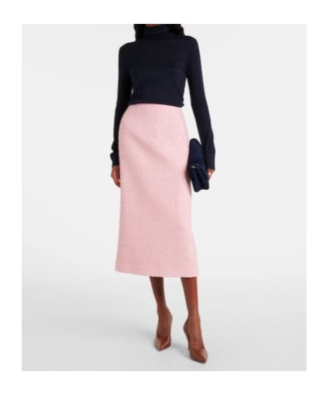 Carolina Herrera Tweed Pencil Skirt