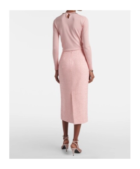 Carolina Herrera Tweed Pencil Skirt