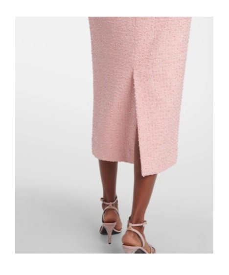 Carolina Herrera Tweed Pencil Skirt