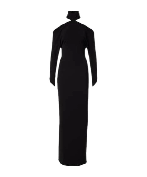 COURREGES Circle Open-back Gown