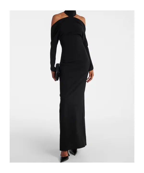 COURREGES Circle Open-back Gown