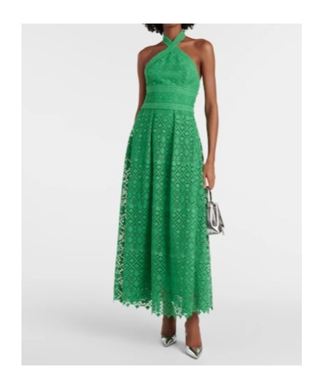 Elie Saab Halterneck Midi Dress