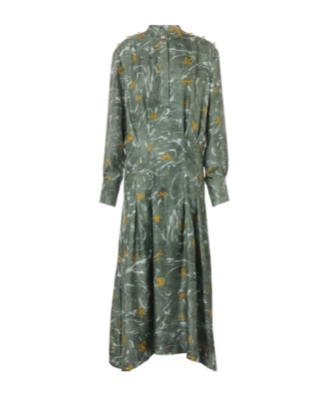 Altuzarra Felicia Studded Silk Maxi Dress - Green