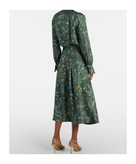 Altuzarra Felicia Studded Silk Maxi Dress
