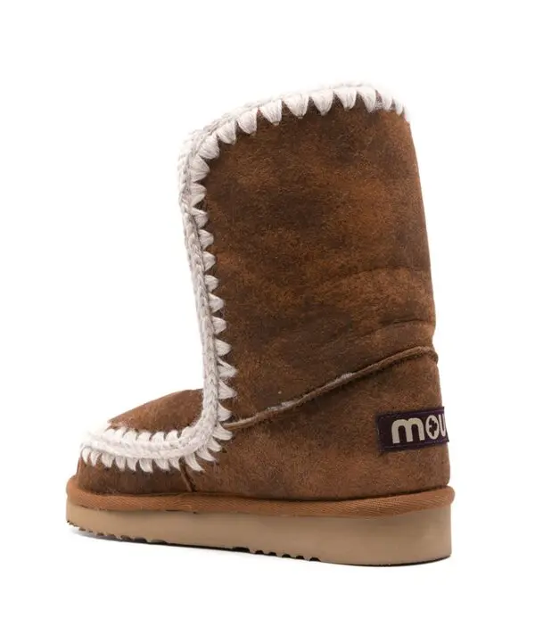 Mou Round-toed Ankle Boots