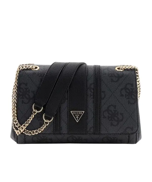 Guess Flap Shoulder Bag - Black