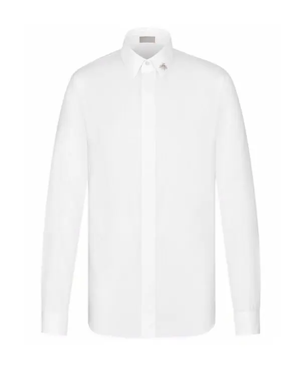 Dior Buttoned Long-sleeved Shirt - White