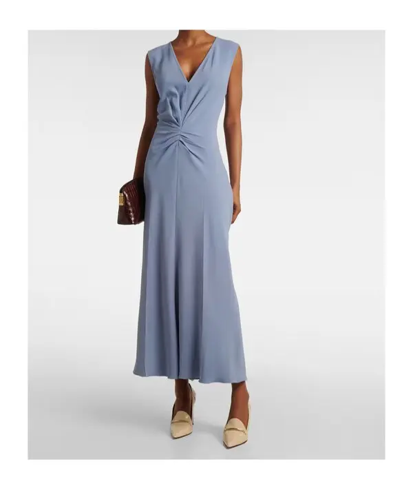 Victoria Beckham Gathered Midi Dress