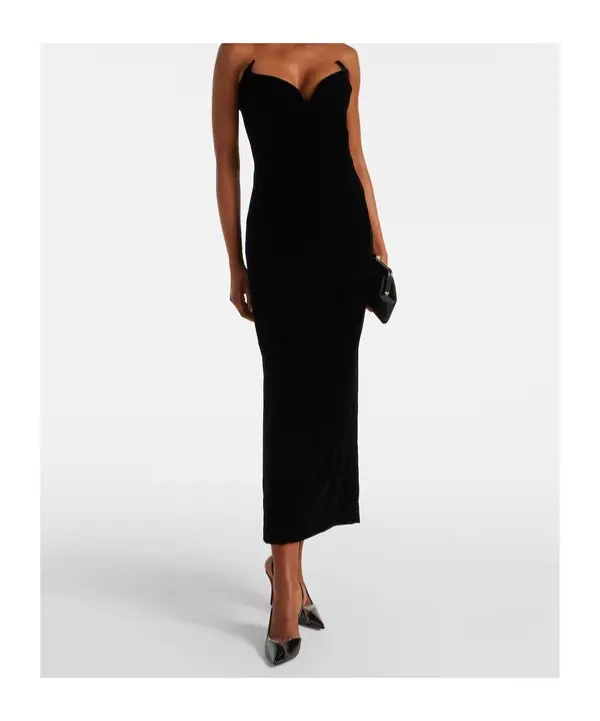 MUGLER Sweetheart Sleeveless Dress