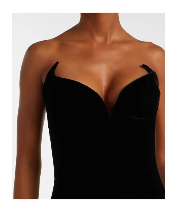 MUGLER Sweetheart Sleeveless Dress