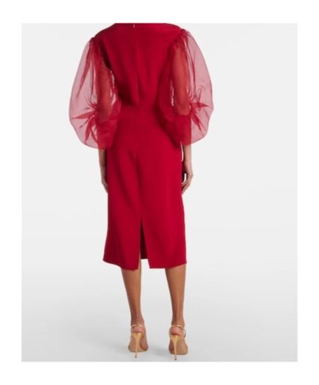 Altuzarra Danielle Silk Cady Midi Dress