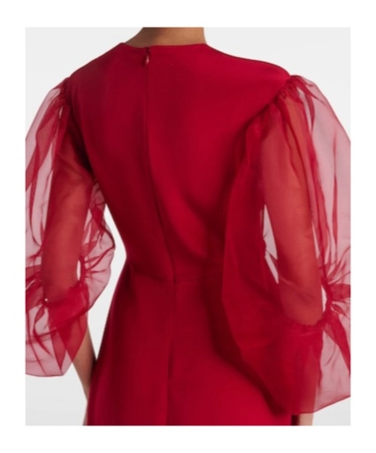 Altuzarra Danielle Silk Cady Midi Dress