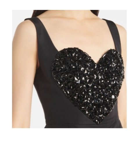 Carolina Herrera Embellished Silk Minidress