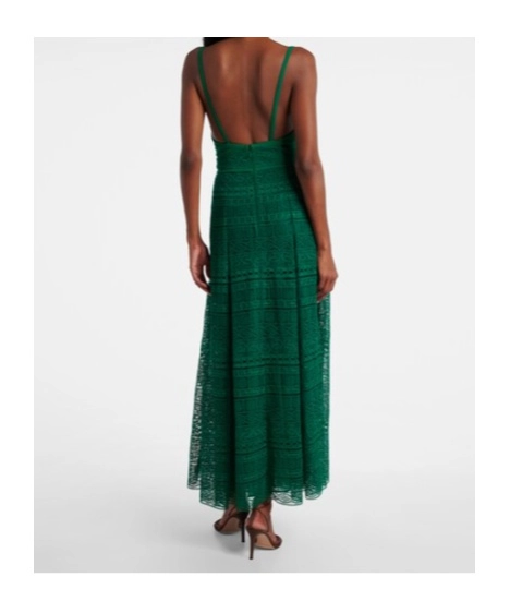 Elie Saab Macramé Midi Dress