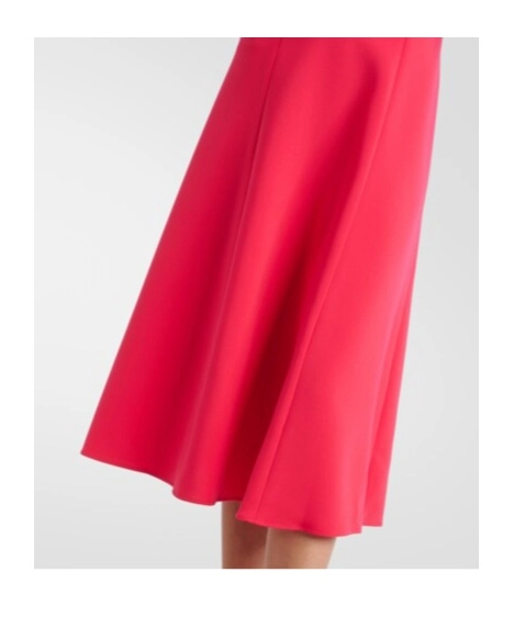 Carolina Herrera Bow-detail Crêpe Midi Dress