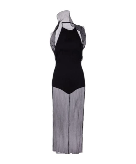 Magda Butrym Off-the-shoulder Dress - Black