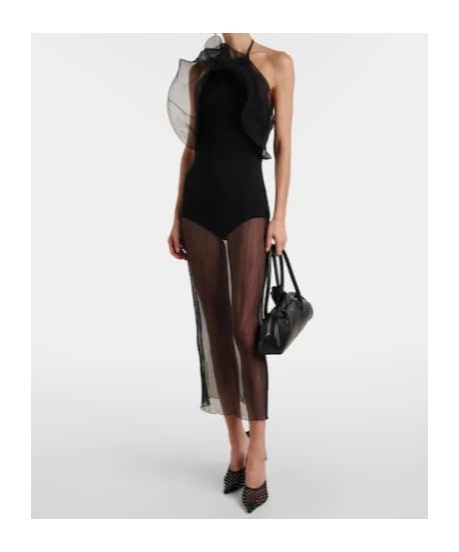 Magda Butrym Off-the-shoulder Tulle Dress