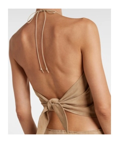 Stouls Rosie Halterneck Suede Top