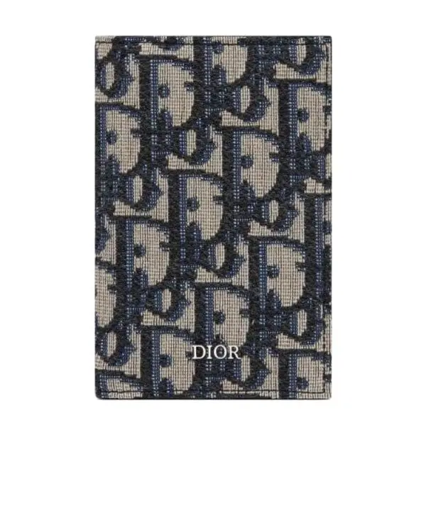 Dior Vertical Bifold Card Holder