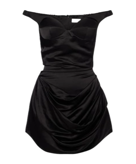 Magda Butrym Pleated Strapless Dress