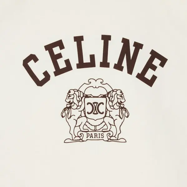 Celine Blason 70's Cotton Jersey T-shirt
