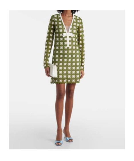Giambattista Valli Open-knit Minidress