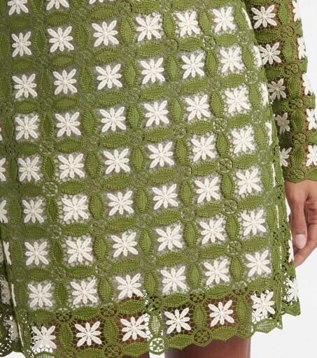 Giambattista Valli Open-knit Minidress