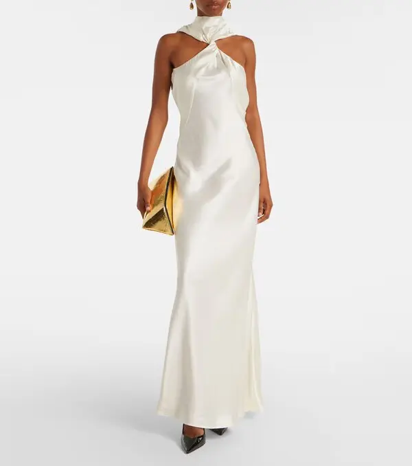 Attico Satin Dress