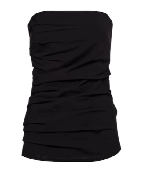 Proenza Schouler Lena Strapless Cotton-blend Top