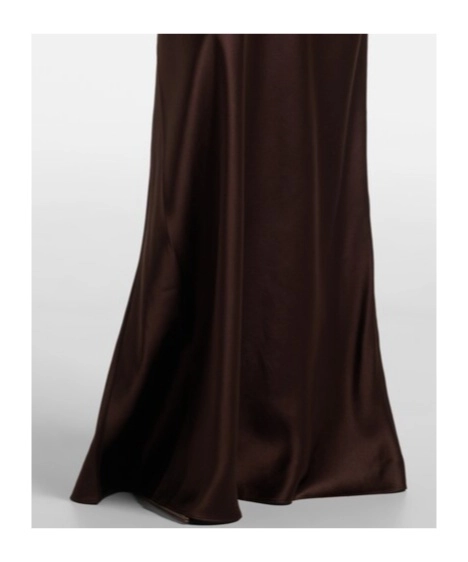 Rebecca Vallance Allegra Silk Maxi Dress With Lace Detailing - Black