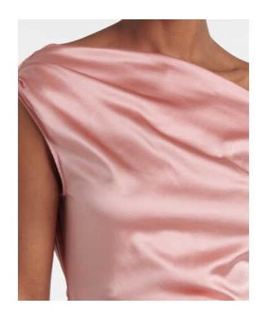 Staud Elyse Silk-blend Midi Dress