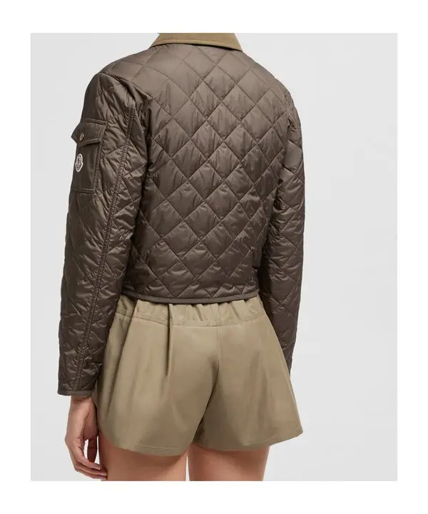 Moncler Chitre Logo Patch Quilted Jacket