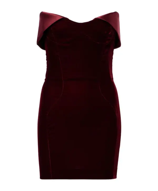 MUGLER Sweetheart Sleeveless Dress - Black
