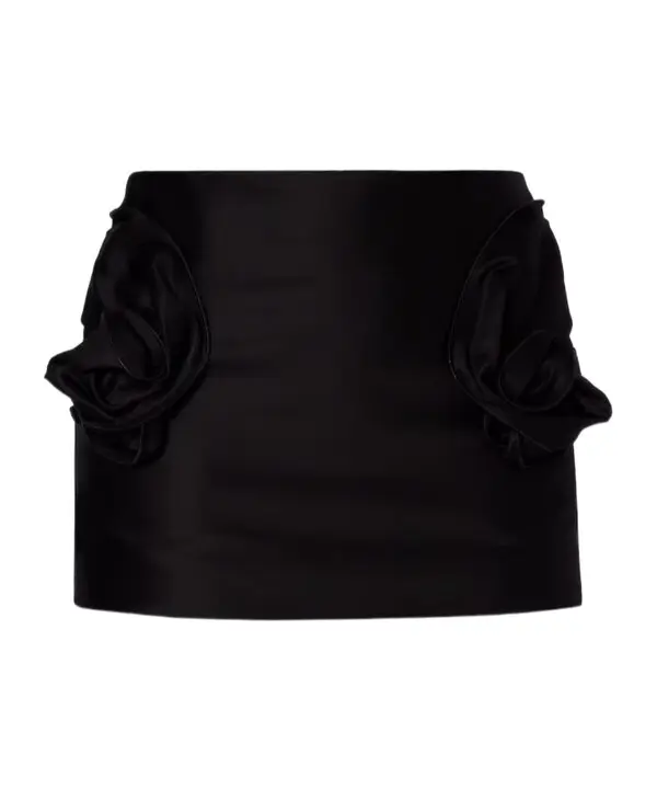 Magda Butrym Floral Appliqué Midi Skirt