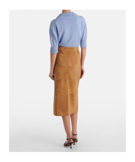 Proenza Schouler Leather Midi Skirt - Brown