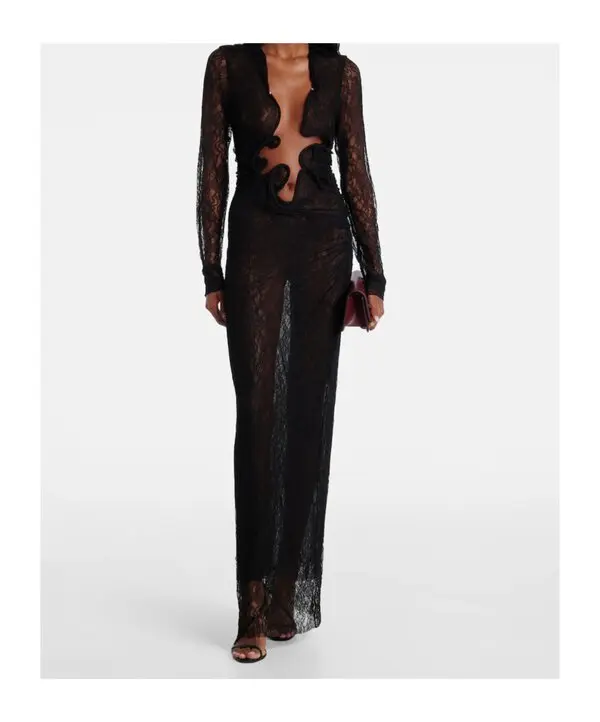 Christopher Esber Venus Sheer Lace Gown