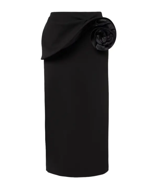 Magda Butrym Floral-applique Midi Skirt