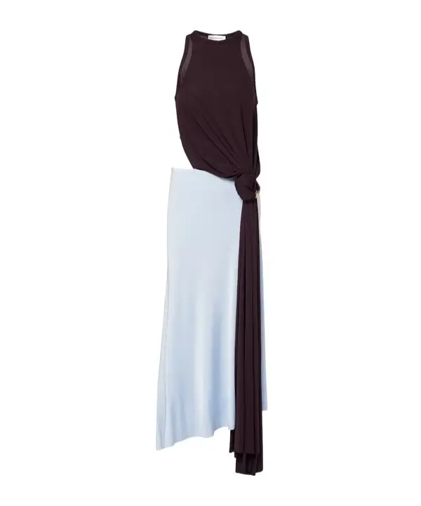 Victoria Beckham Cutout Jersey Midi Dress