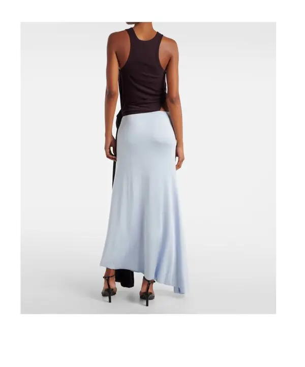Victoria Beckham Cutout Jersey Midi Dress
