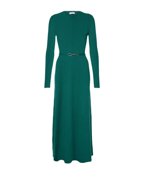 Gabriela Hearst Imagene Wool Midi Dress