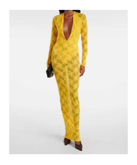 Alex Perry Sheer Lace Gown