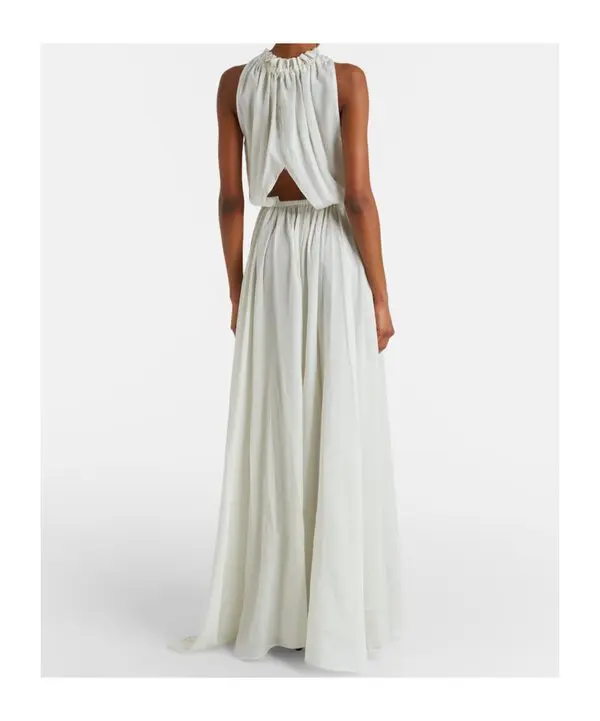 PATOU Striped Maxi Dress