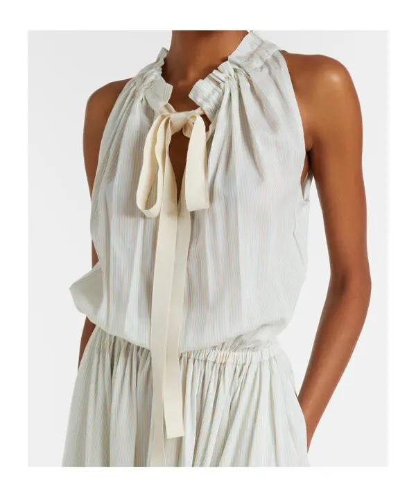PATOU Striped Maxi Dress