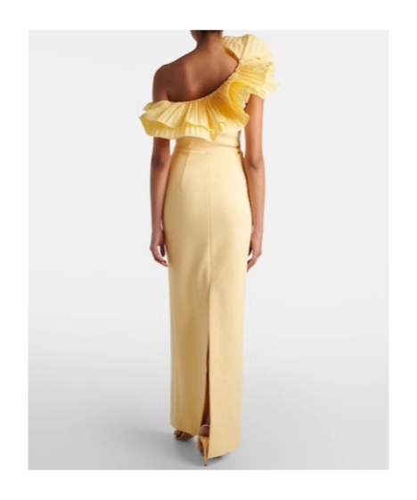 Rebecca Vallance Lulu One-shoulder Crepe Maxi Dress - Nude
