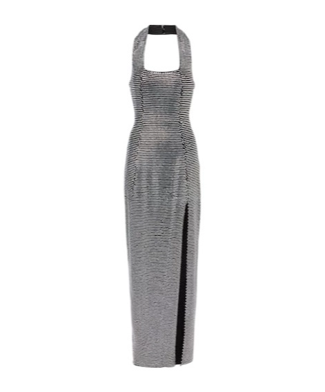AREA Embellished Halterneck Gown