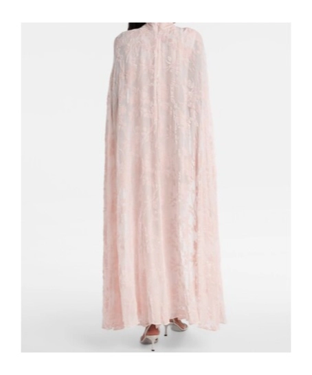 RODARTE Caped Velvet Devoré Gown