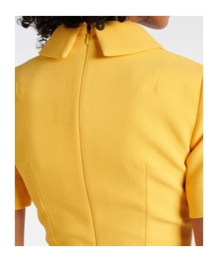 EMILIA WICKSTEAD Iman Crepe Cocktail Dress - Yellow