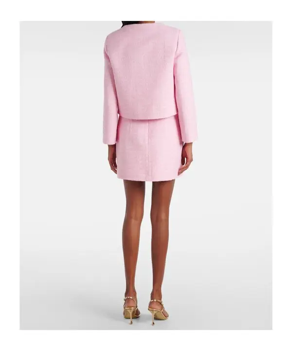 PATOU Tweed Button-down Casual Jacket