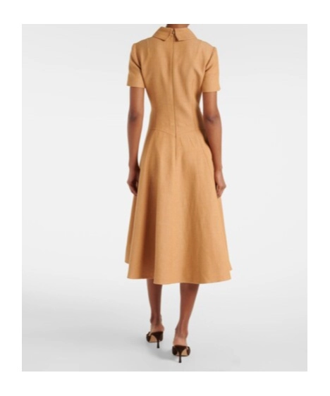 EMILIA WICKSTEAD Jody Cotton And Linen Blend Dress